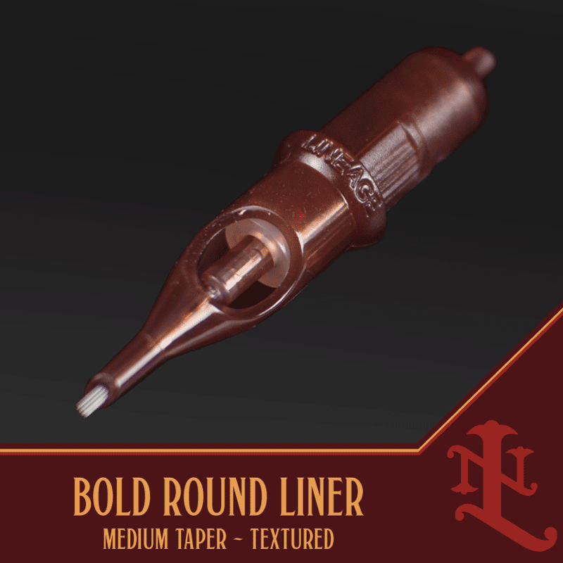 Bold Round Liner Cartridge Tattoo Needles – Lineage Needle Co