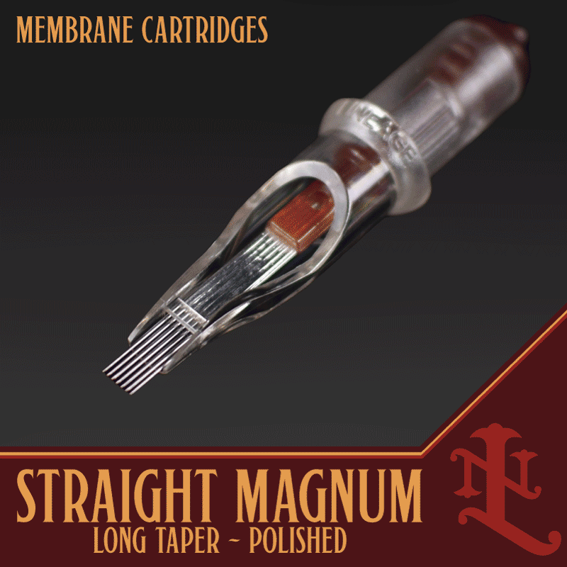 Long Taper Straight Magnum Cartridge Shader Tattoo Needles – Lineage ...